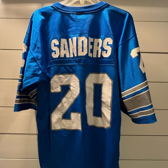STARTER | Shirts | Vintage Starter Barry Sanders Jersey Size 46m | Poshmark